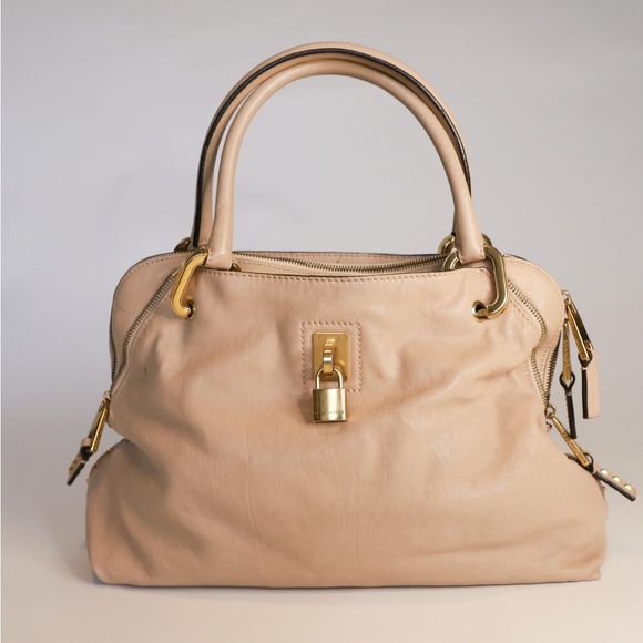 Marc Jacobs | Bags | Vintage Marc Jacobs Leather Padlock Shoulder Tote ...